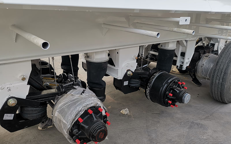 Luckin 5 Axles U Type Heavy Duty Dump Tipper Semi Trailer With Air ...