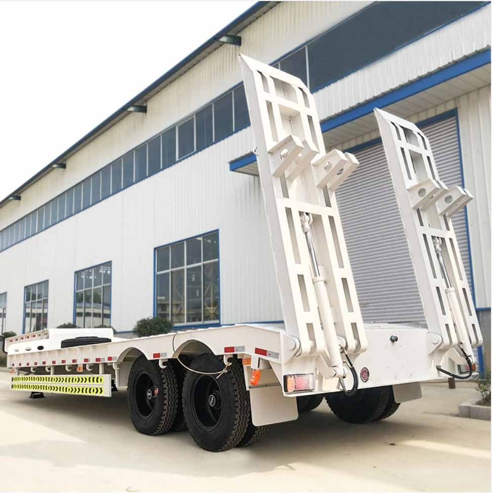 2 Axle 40t Low-Bed Trailer with Automatic Ramp for sale in South Africa ...