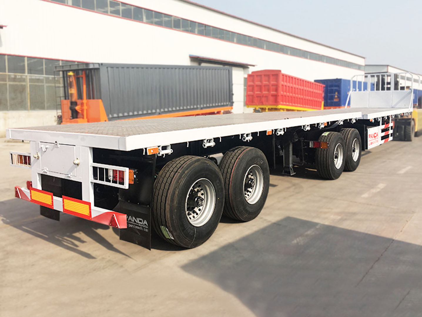 LUCKIN 2 Axles Interlink superlink flatbed trailers for sale in ...