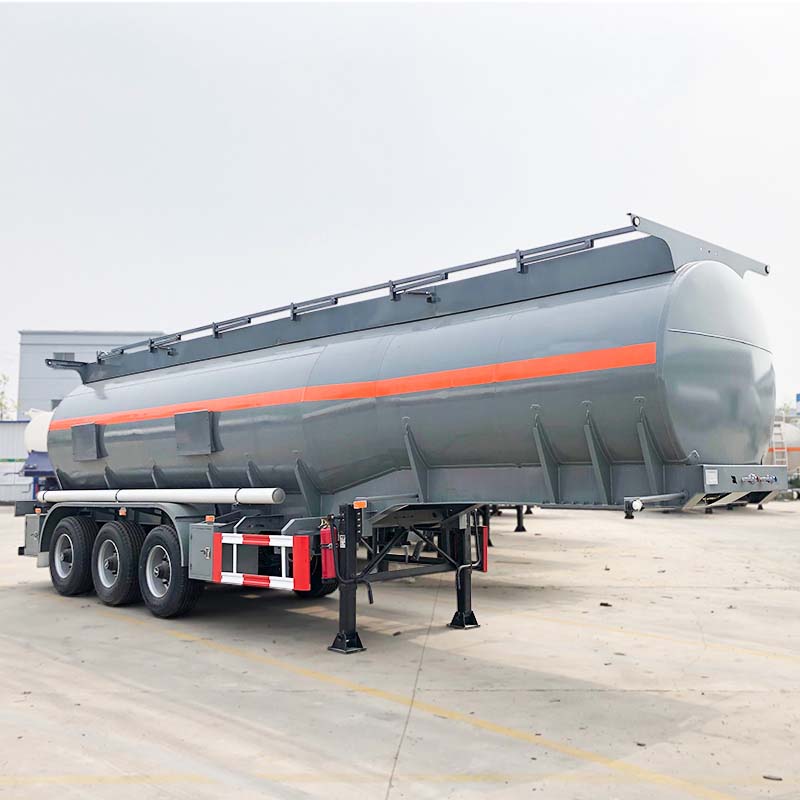 3 axles 25000L 35 Ton Capacity Chemical Liquid Sulfuric Acid Tanker Semi Trailer|Luckin Vehicle