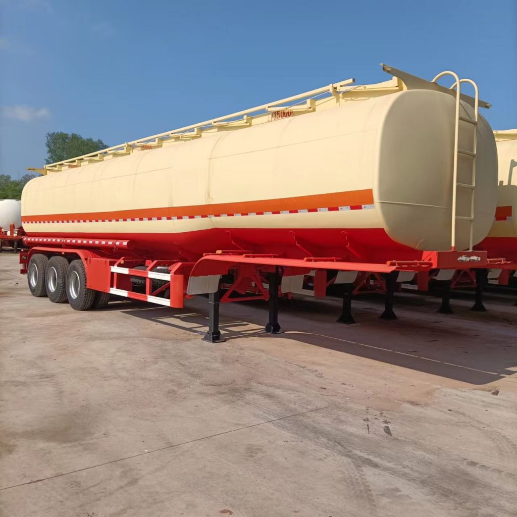 3 Axles 40000L 3 Compartments Fuel Tanker Trailer for Sale|Luckin Vehicle