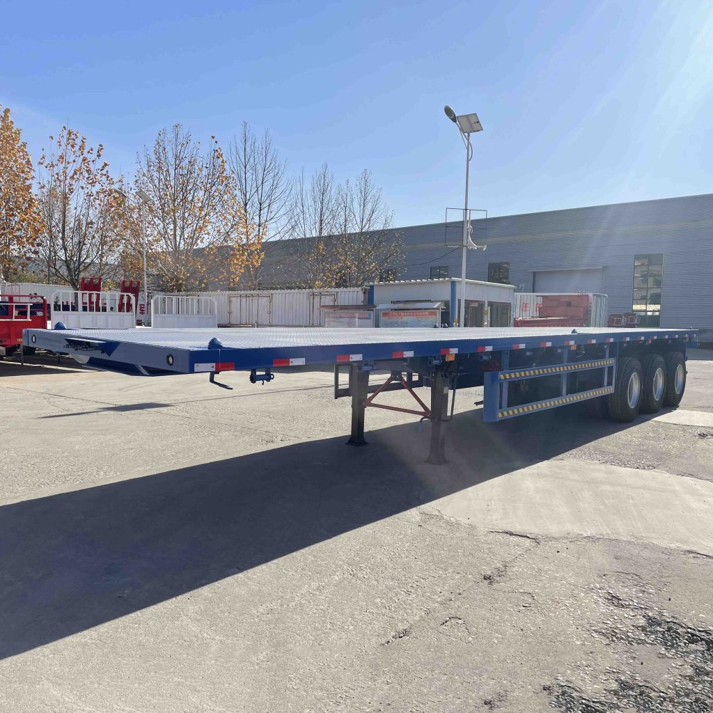 3 axle 20 40 foot flatbed semi trailers for sale by professional ...