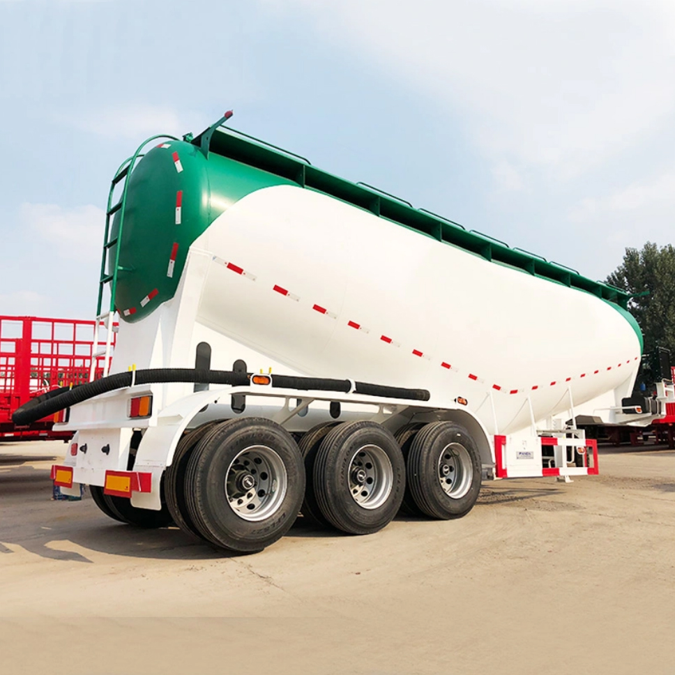 40CBM 3 Tri Axles Aluminum Alloy Bulk Cement Silo Tank Smei Trailer for ...