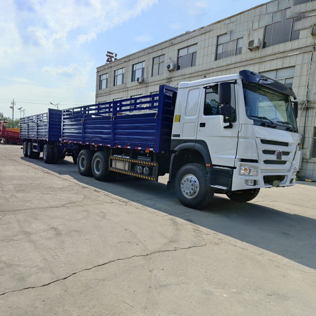 CIMC Sinotruk Sinotruk HOWO 6X4 371HP Lorry Fence Cargo Truck for Sale ...