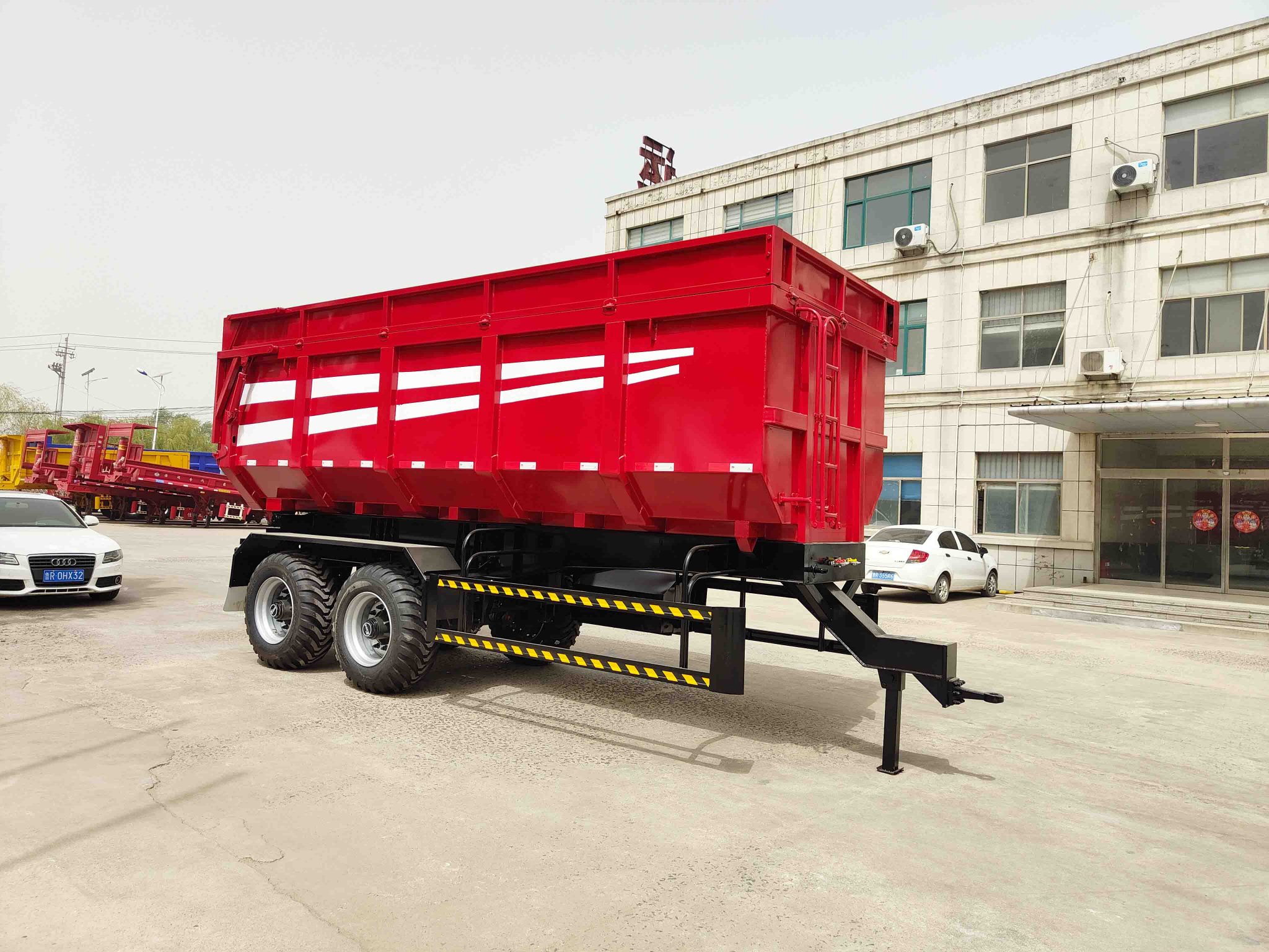 10 Ton Agricultural Drawbar Tipper Dump Trailer|Luckin Vehicle