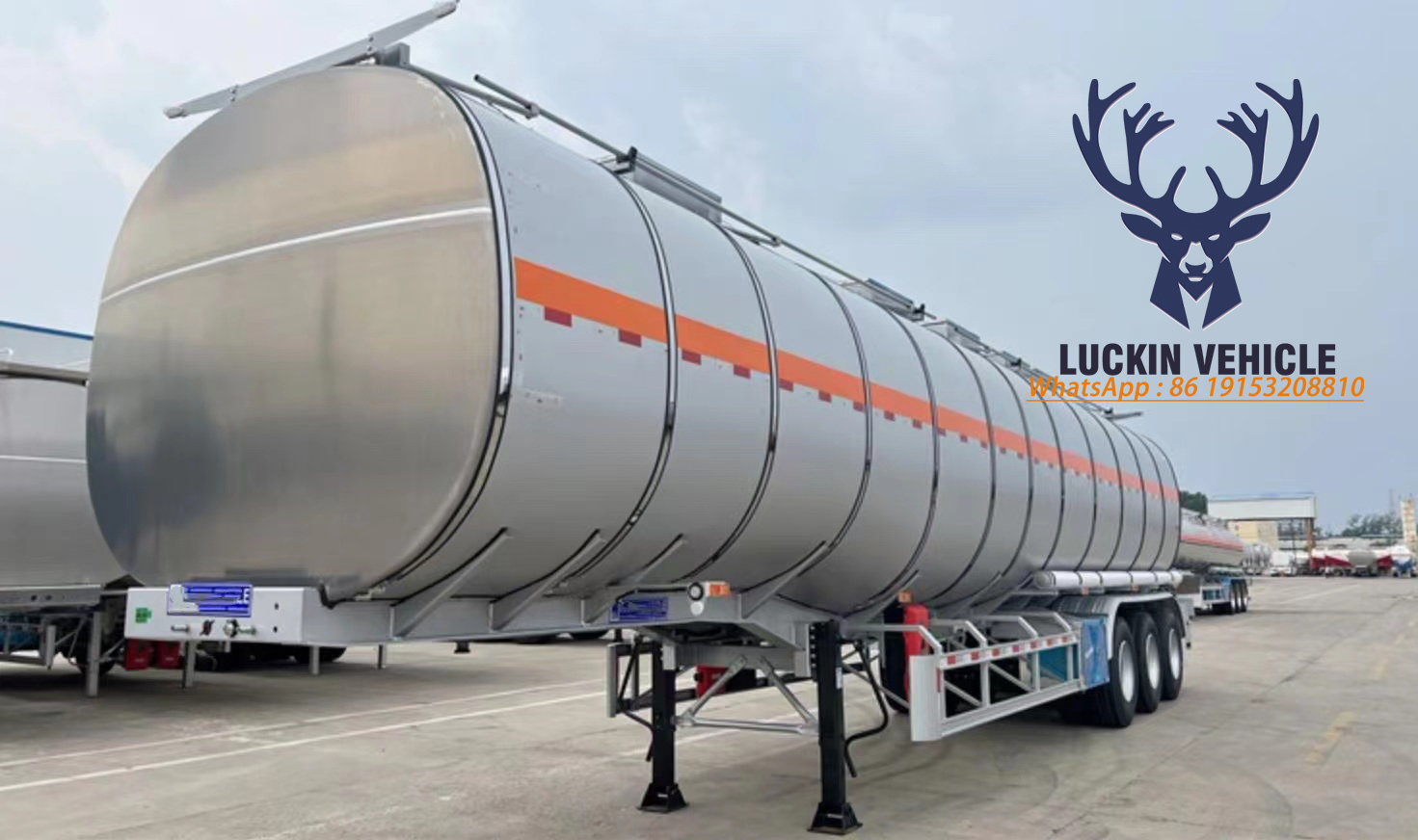 Cooking Oil Tanker Trailer will be sent to Mauritius|Luckin Vehicle