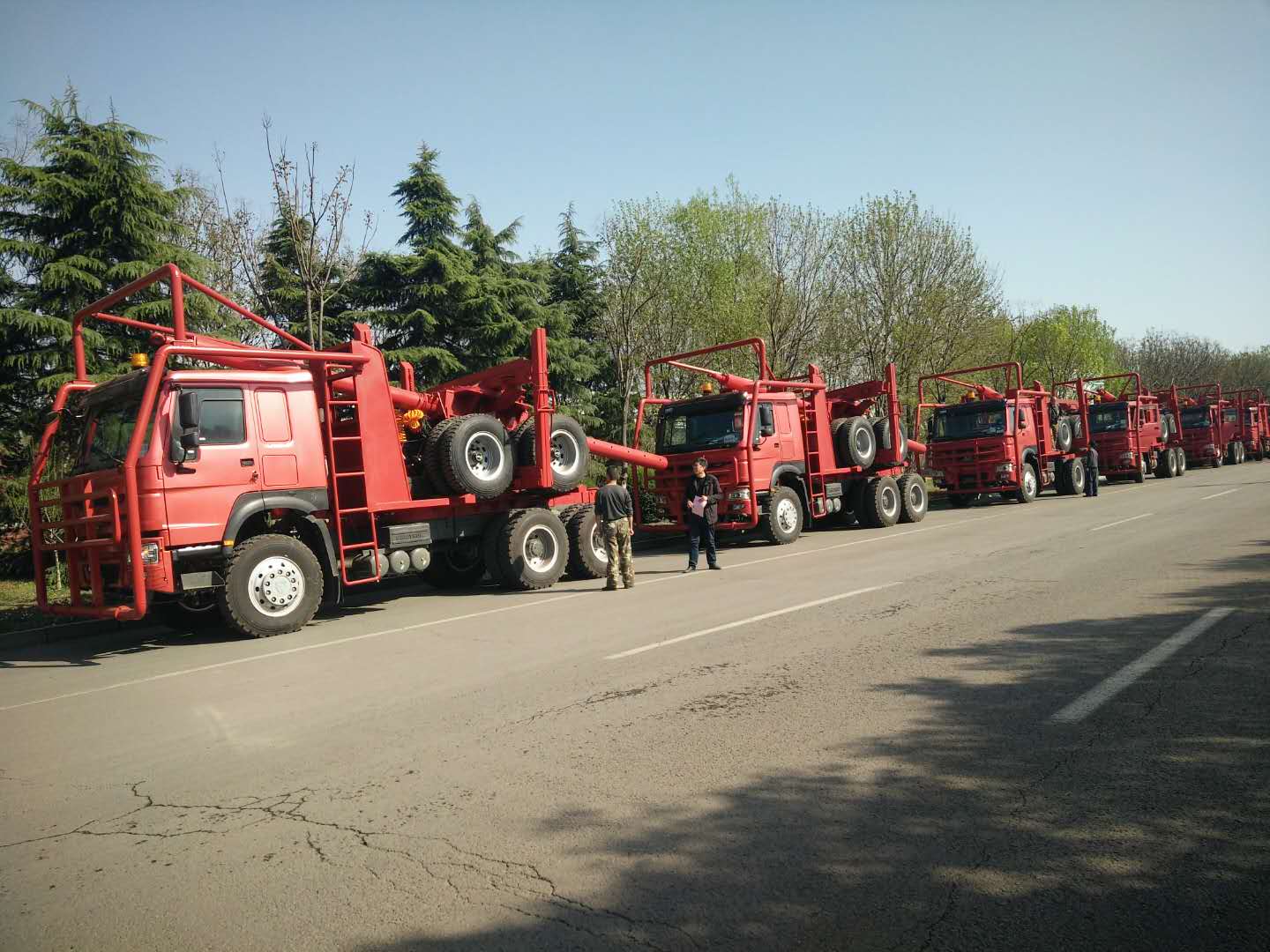 HOWO Timber/Log Truck for wood transportation|Luckin Vehicle