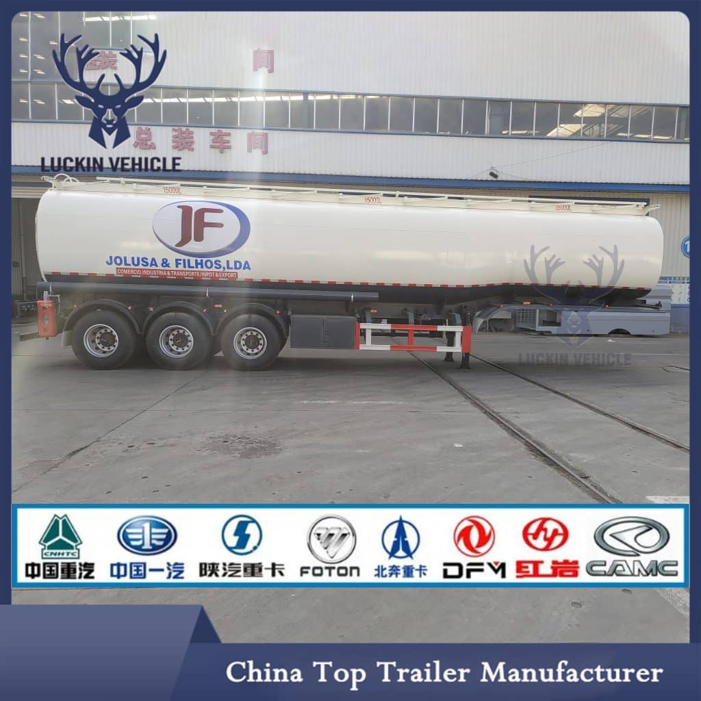 45000L Fuel Tanker Trailer shipping to D.R.Congo|Luckin Vehicle