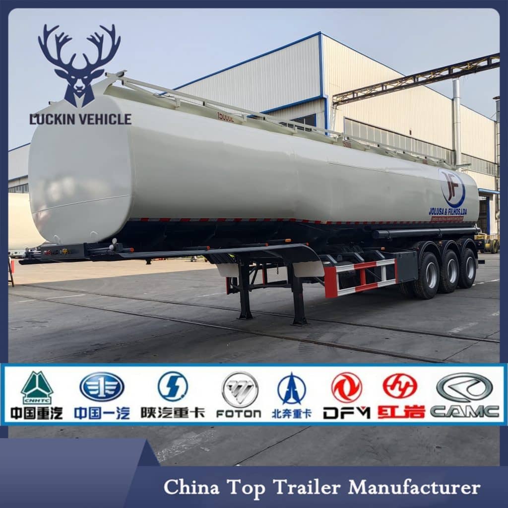 45000L Fuel Tanker Trailer shipping to D.R.Congo|Luckin Vehicle