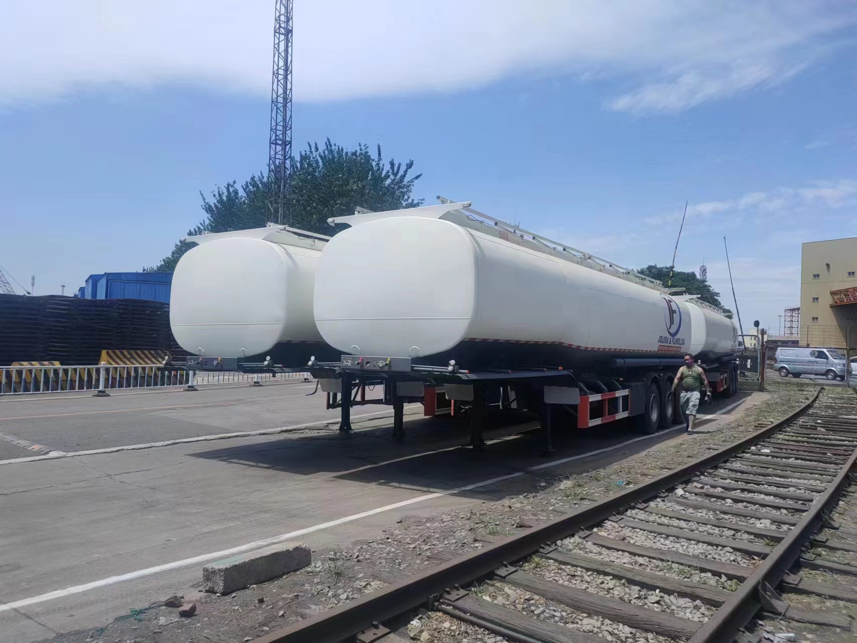 45000L Fuel Tanker Trailer shipping to D.R.Congo|Luckin Vehicle